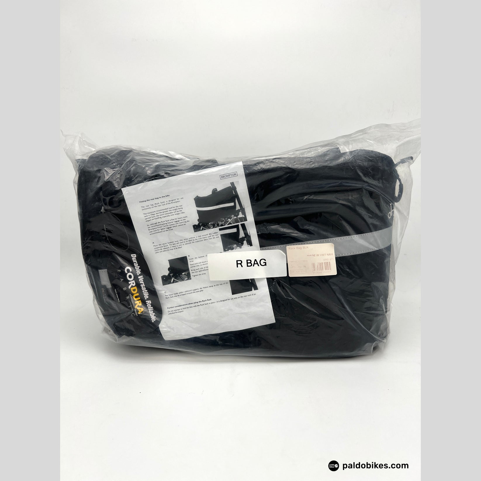 Brompton Rack Bag - Black – Paldo Bikes